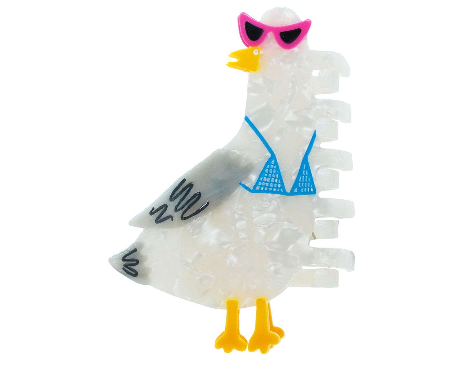 Hot Gull Summer Seagull Hair Claw Clip – Bea Bellingham